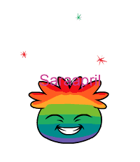 Turma do CP Club Penguin: Imagens do Puffle Multicor